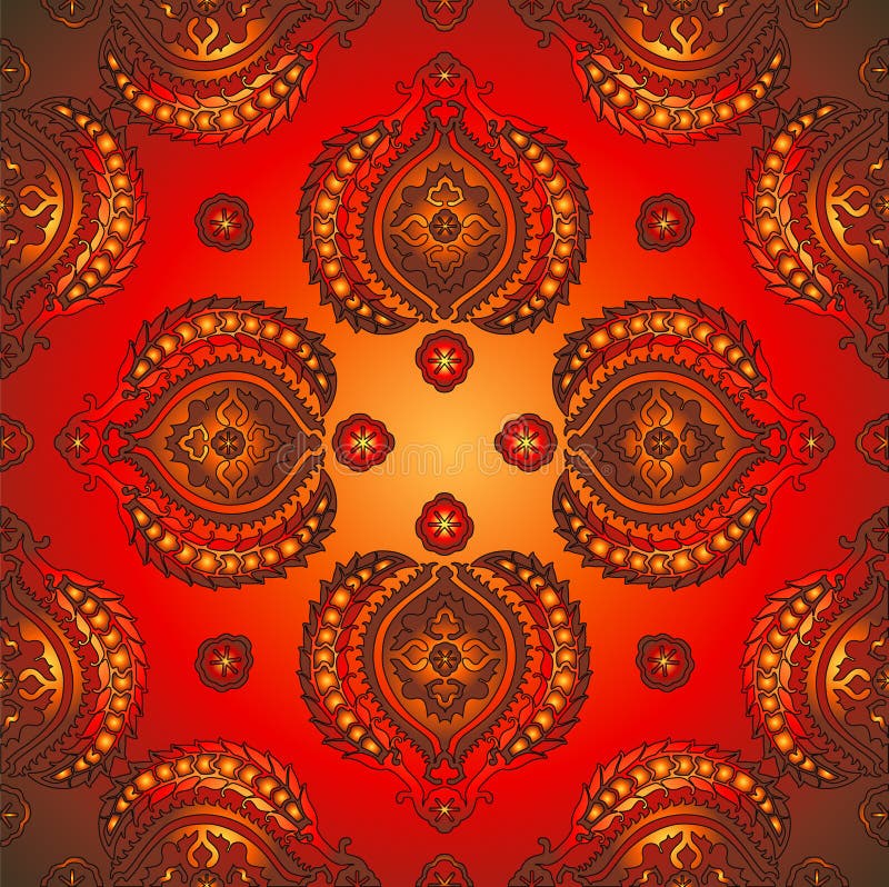 Decorative gold pattern stock vector. Illustration of decorations ...