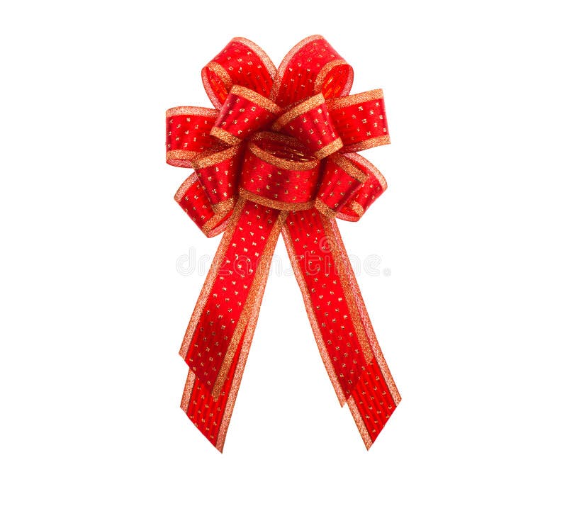 Ribbon Bow Gift Present Red Box Package a Stock Illustration ...