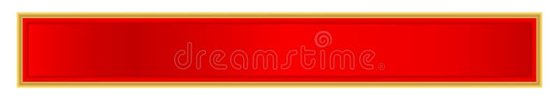 Red Gold Label for Banner, Red Luxury Golden Frame, Red Name Plate ...