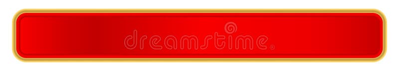 Red Gold Label for Banner, Red Luxury Golden Frame, Red Name Plate ...