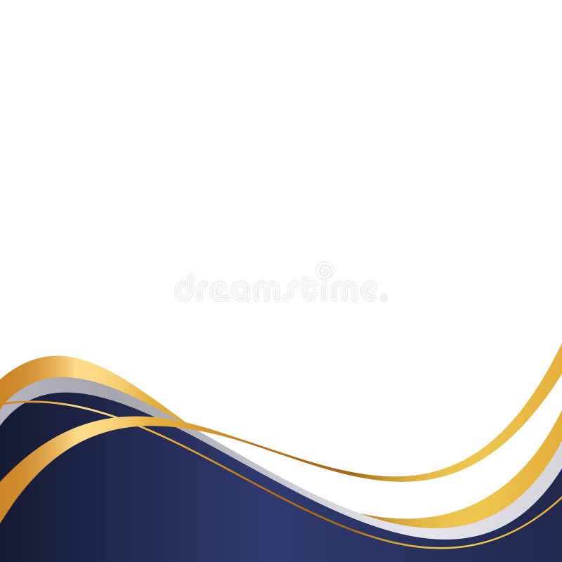 Modern Luxury Wavy Border with Line Decoration Stock Vector ...