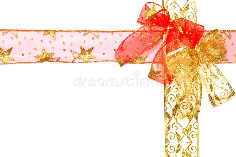 Red and gold ribbon stock photo. Image of holiday, celebration - 16140884
