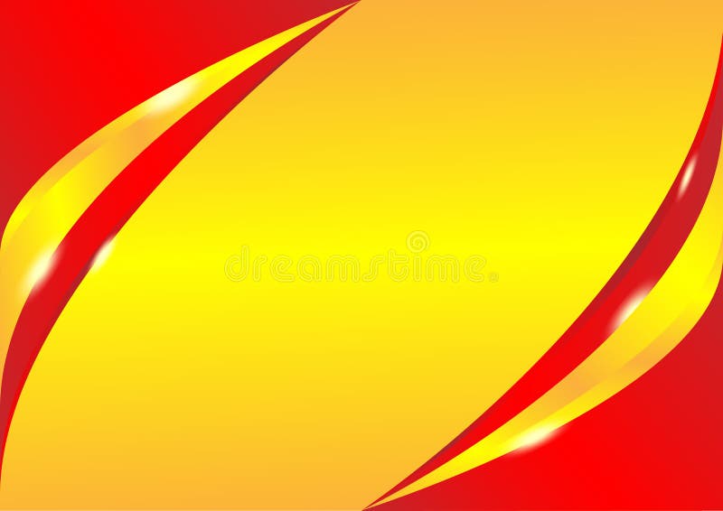 Red and Gold Wave Background Stock Illustration - Illustration of ...