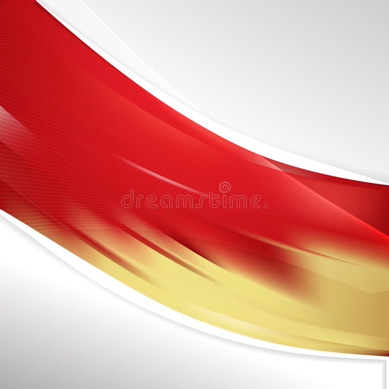 Red and Gold Wave Business Background Stock Vector - Illustration of ...