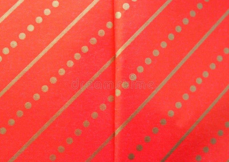 A Red and Gold Wrapping Paper Texture Stock Image - Image of color ...