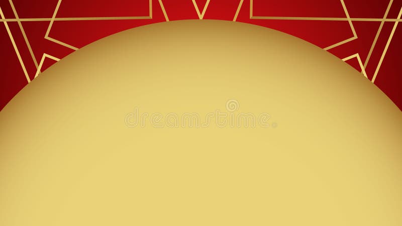 Red and Golden Background with Golden Negative Space. Stock ...