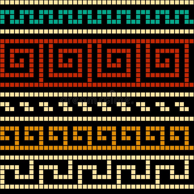 Red Gold Black Geo Border Stock Illustrations – 13 Red Gold Black Geo ...