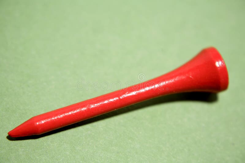 Red golf tee stock image. Image of reddish, bright, sport - 6830193