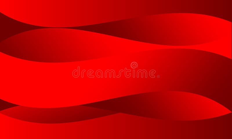Red Gradient Background Abstract Line Shape. Vector Illustration ...