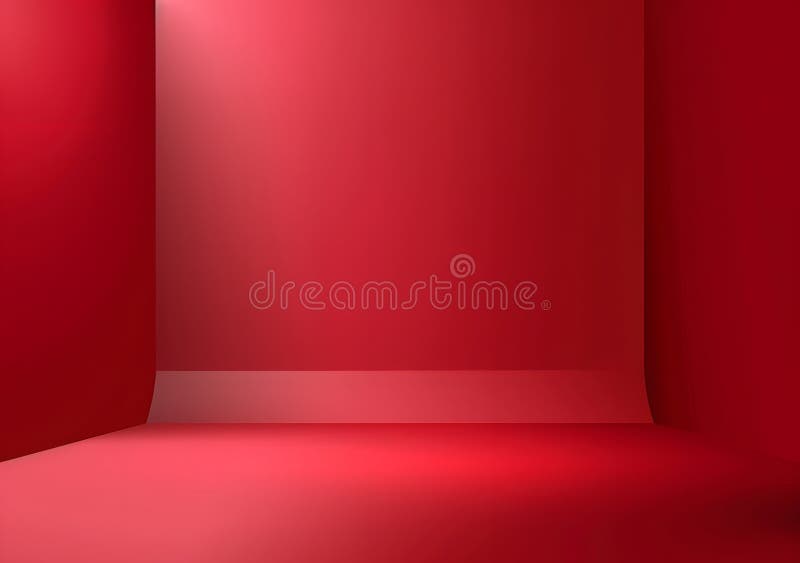 Red Gradient Background for Product Display Stock Illustration ...