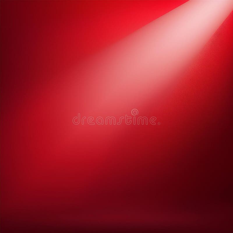 Red Gradient Background Simple and Clean with a Focused Light Beam in a ...