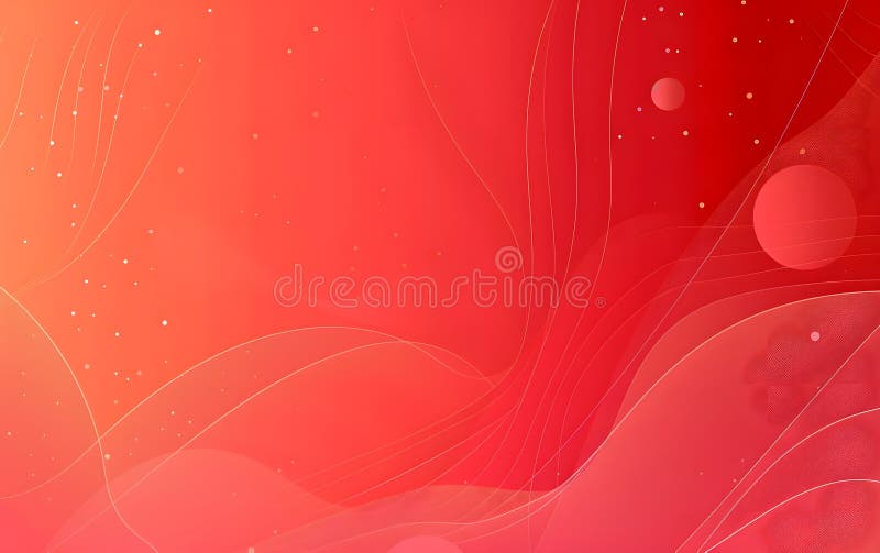 Abstract Red Gradient Background with Minimalist Lines Stock ...
