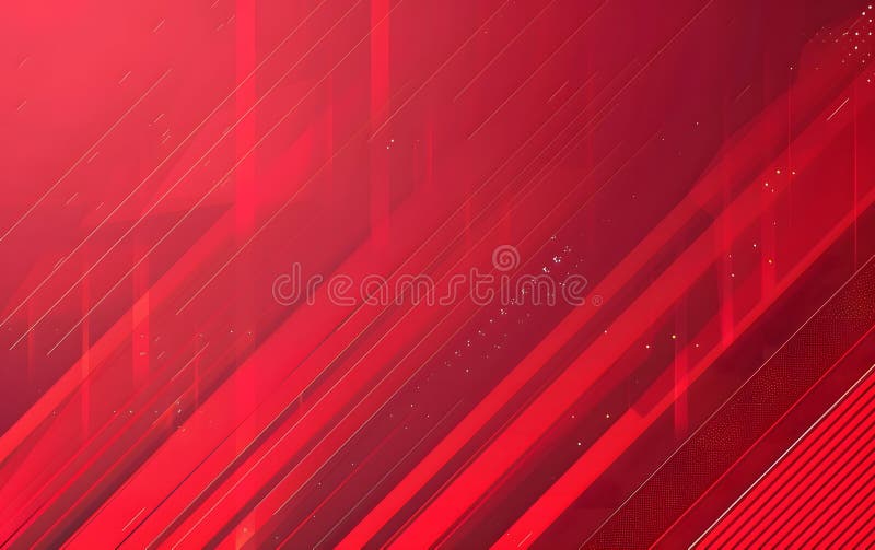Abstract Red Gradient Background with Geometric Lines Stock ...