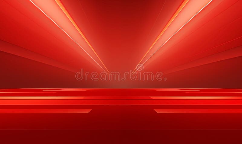 Red Gradient Light Abstract Background. Stage Lights Red Background ...