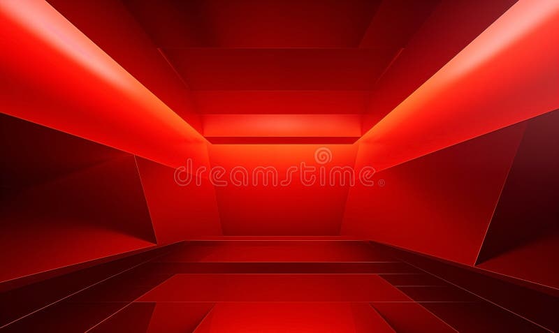Red Gradient Light Abstract Background. Stage Lights Red Background ...