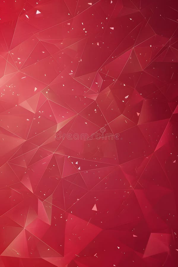 Red Gradient Low Poly Geometric Background Stock Illustration - Illustration of poly, elegant ...