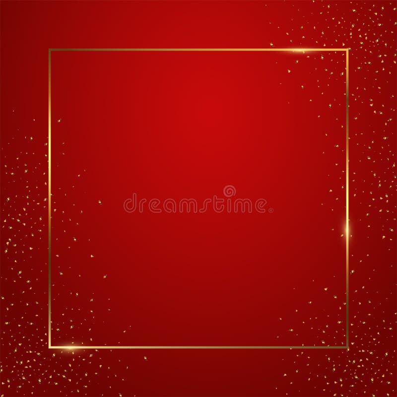 Red Gradient Square Background Vector Illustration. Elegant Colorful ...