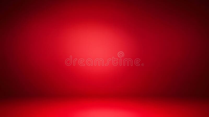 Red Gradient Studio Background with Lighting Minimal Backdrop for ...