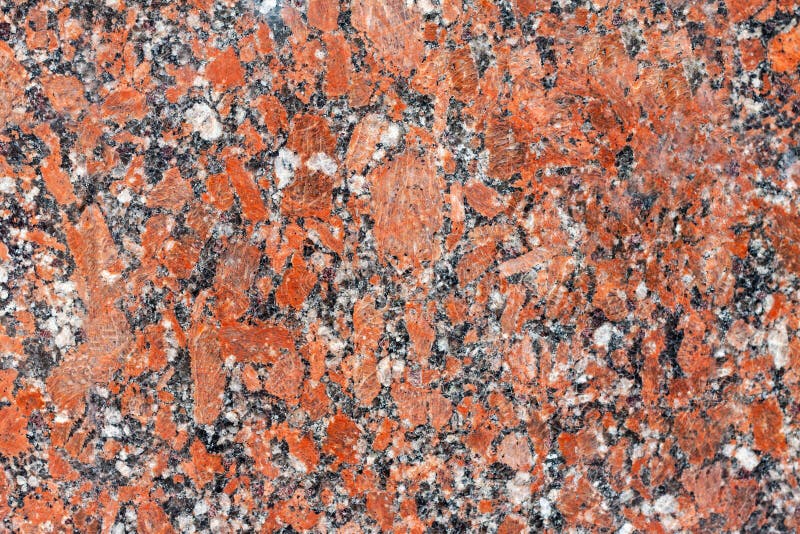 Red Granite Surface Can Be Used As Texture or Background. Stock Image ...