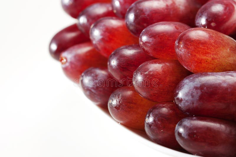 Red Grape stock image. Image of isolated, food, nutrition - 26631533