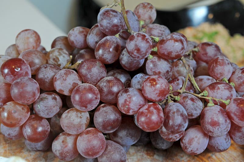 Red grape stock photo. Image of color, farming, leaf - 26651386