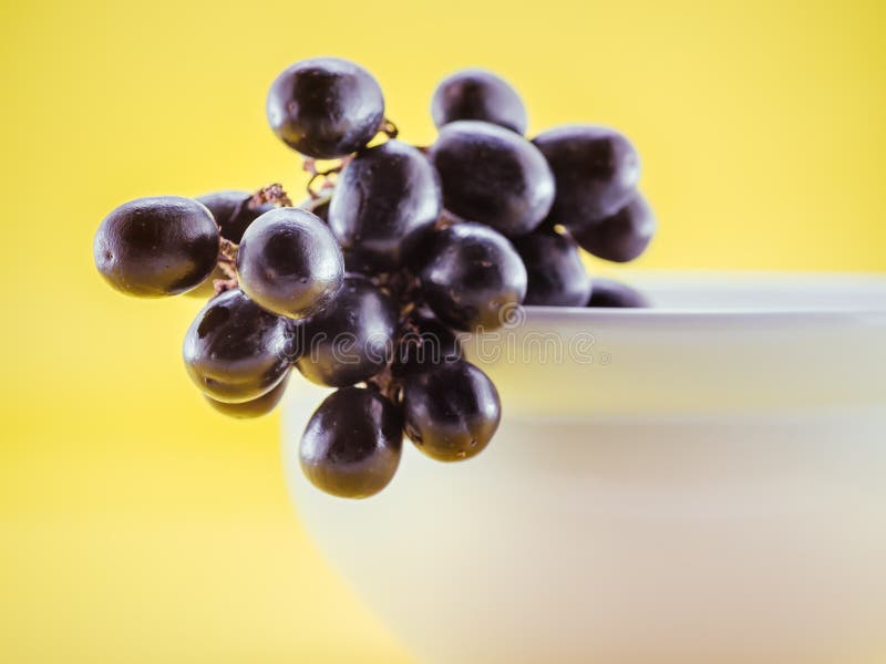 Red Grape with a Cup on Studio Stock Image - Image of crowded ...