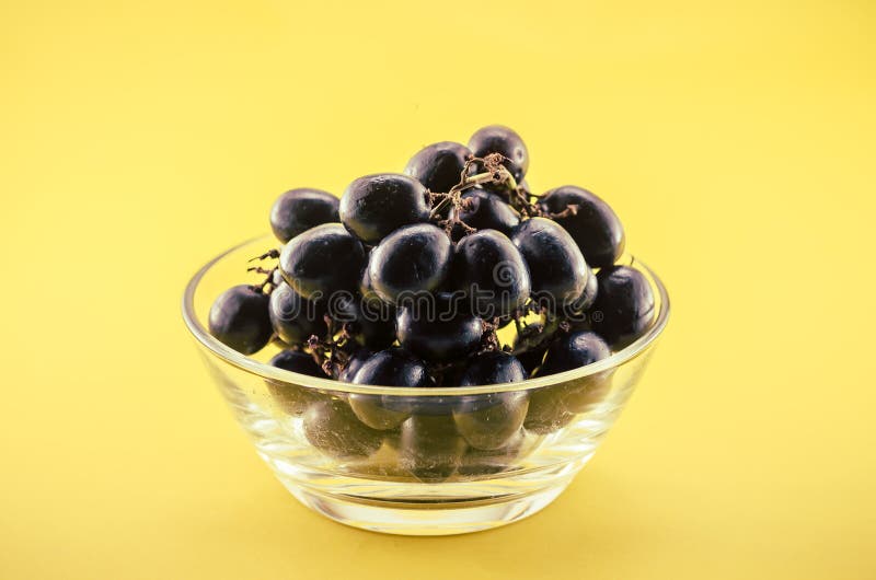 Red Grape with a Cup on Studio Stock Image - Image of crowded ...