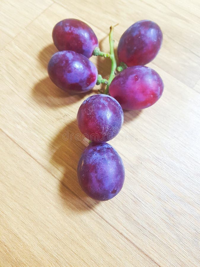 This is a Red Grape that Tastes Sweet and Has Vitamins Stock Image ...