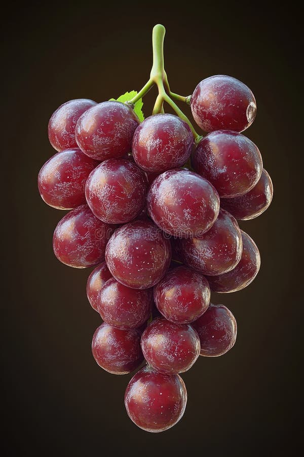 Red Grapes on Stem stock photo. Image of food, fruit - 377634170