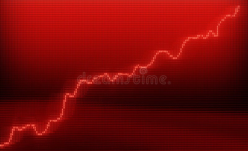Red Graph Moving Up Chart As Growth and Business Success Stock ... Red Graph Moving Up Chart As Growth and Business Success Stock ...