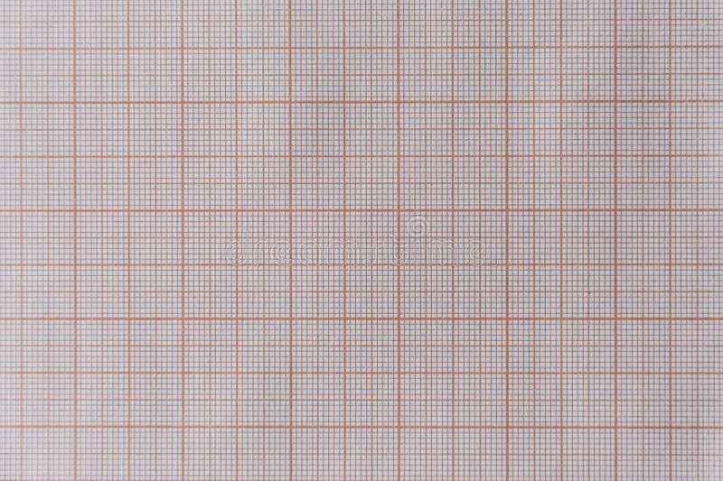 Red Graph Paper Background (close-up Stock Image - Image of closeup ...