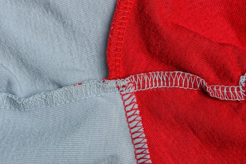 Red Gray Cloth Texture from a Crumpled Piece of Fabric Stock Photo ...