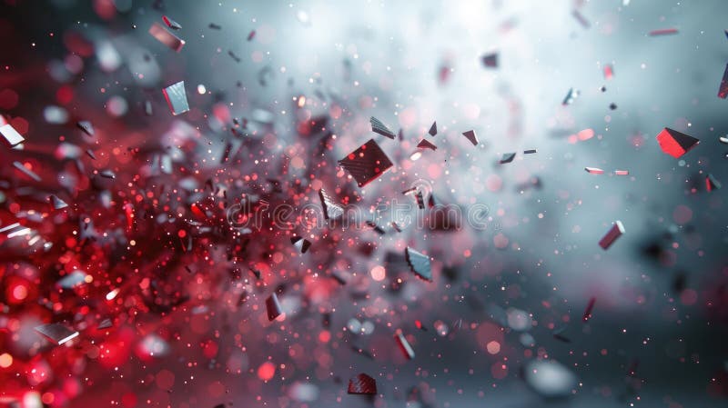 Red and Gray Explosion AIG535 Stock Image - Image of support, collision ...