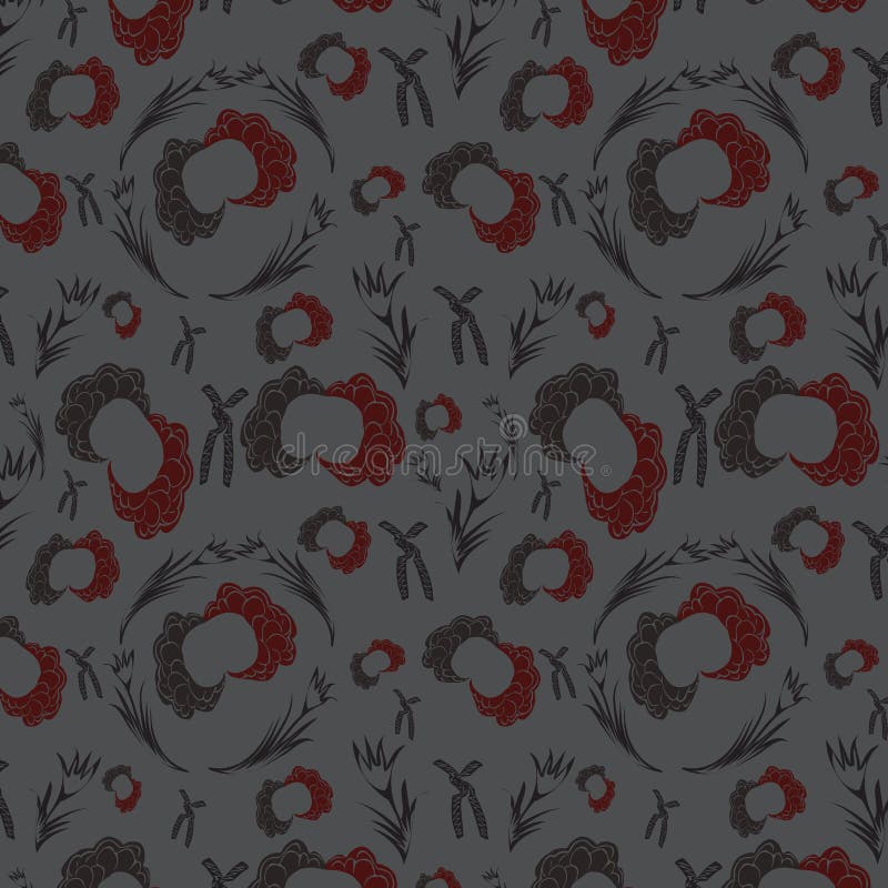 Red-gray seamless pattern stock vector. Illustration of element - 23614949