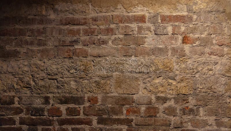 Red and Gray Stone Wall, Texture Background. Stock Image - Image of ...