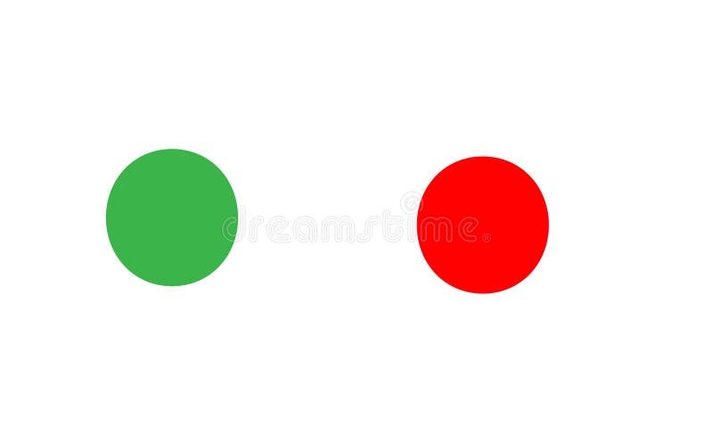 Red and green stock illustration. Illustration of icon - 226772323