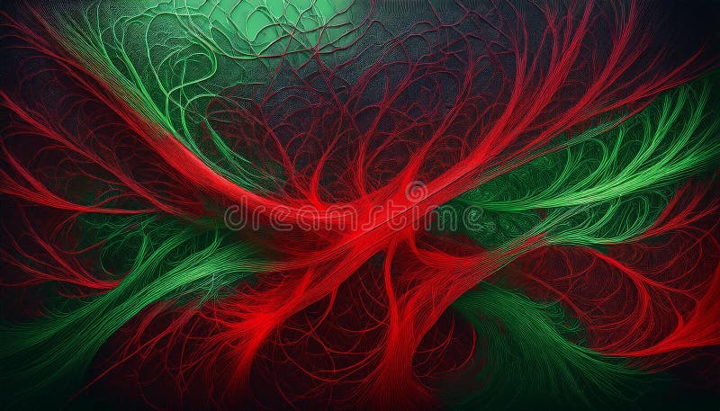 Red Green Abstract Background Stock Illustration - Illustration of ...