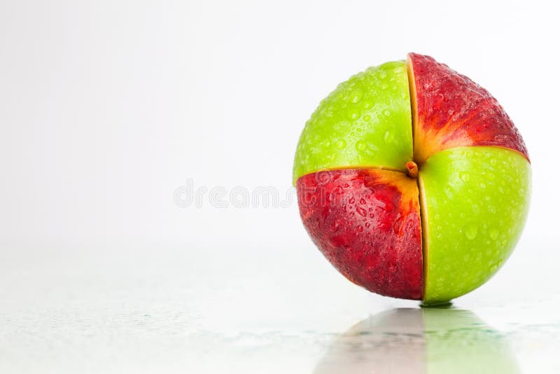 Red-green apple stock photo. Image of freshness, green - 20502578