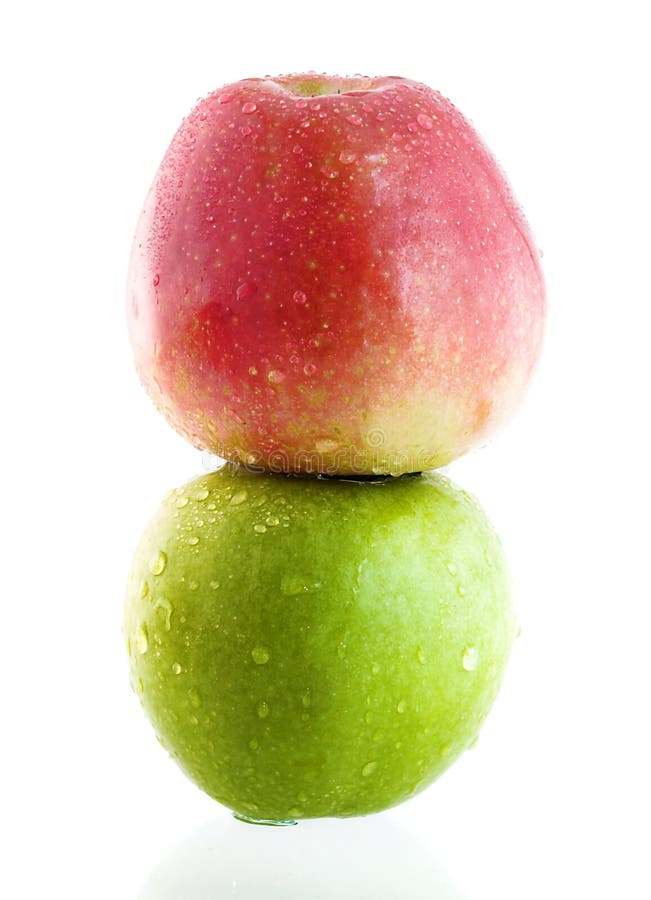 Red and green apple stock photo. Image of green, sweet - 3356708