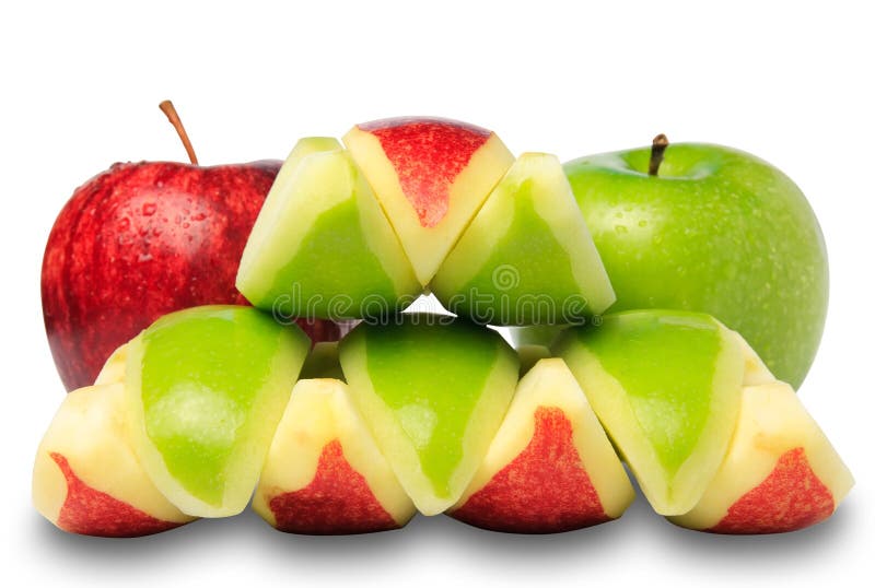 Red & Green Apple stock photo. Image of fruit, sweet - 79580270