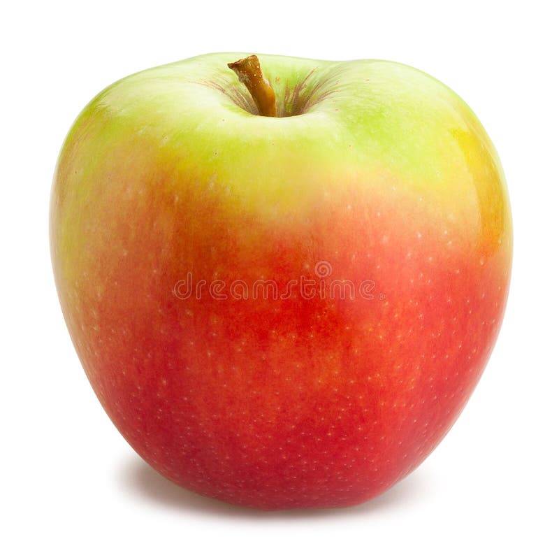 Red green apple stock photo. Image of white, cutout - 214340894