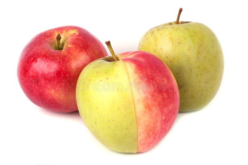 Red and green apples stock photo. Image of snack, juicy - 16031862