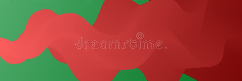 Red and Green Banner Background. Vector Abstract Graphic Design Banner ...