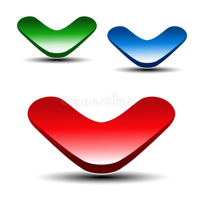 Set of arrow next buttons stock vector. Illustration of internet - 22468994