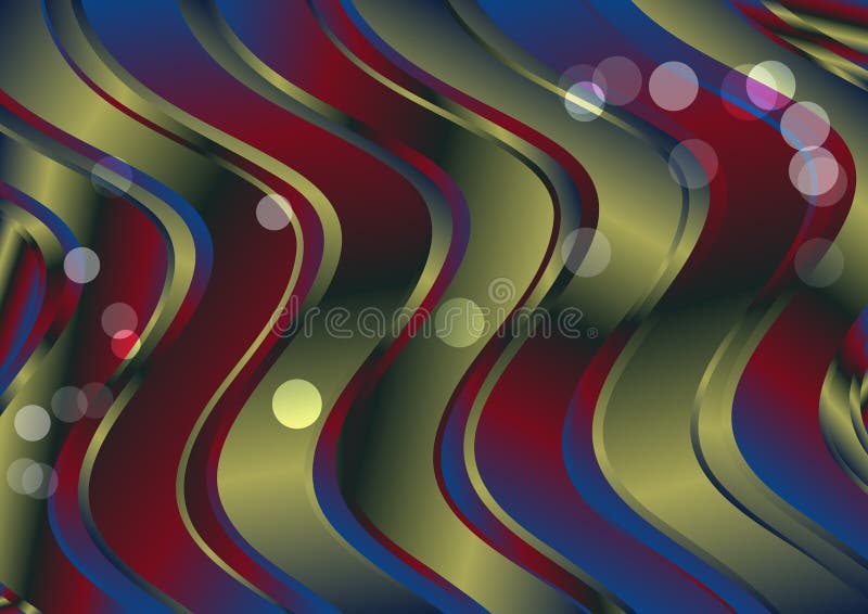 Red Green and Blue Gradient Wave Background Stock Vector - Illustration ...
