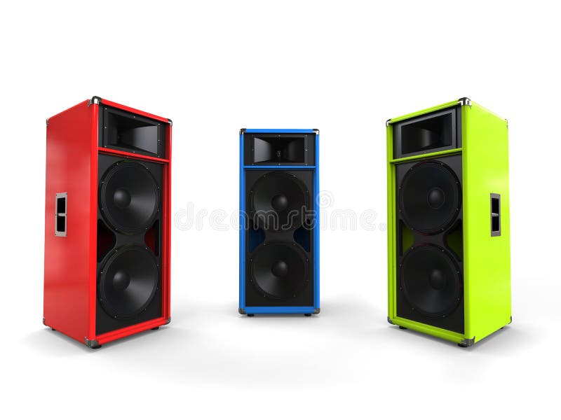 Red Green Blue Hifi Speakers Stock Illustrations – 6 Red Green Blue ...
