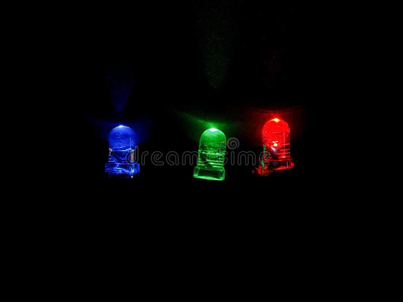 Red green and blue led stock photo. Image of space, blue - 203373726