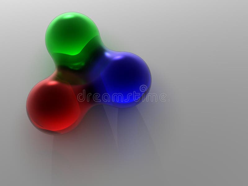Red green and blue spheres stock illustration. Illustration of green - 13741378