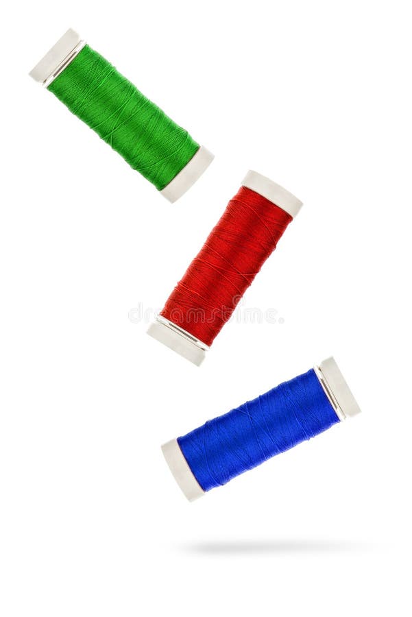 Red Green Blue Thread stock photo. Image of bespoke, cotton - 82869426