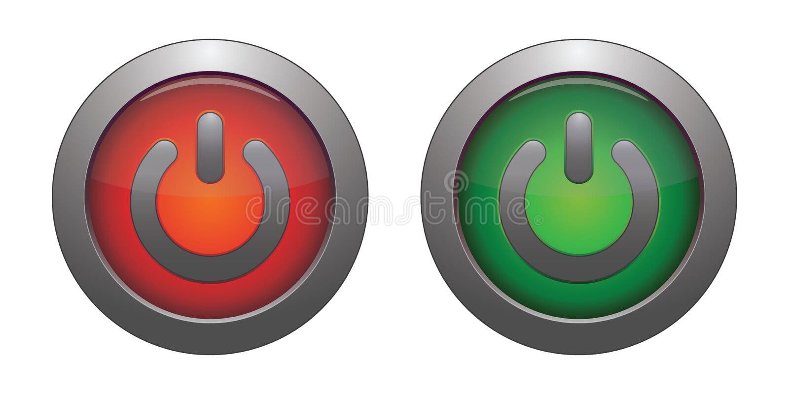 Buttons stock vector. Illustration of shiny, symbol, clip - 7095186